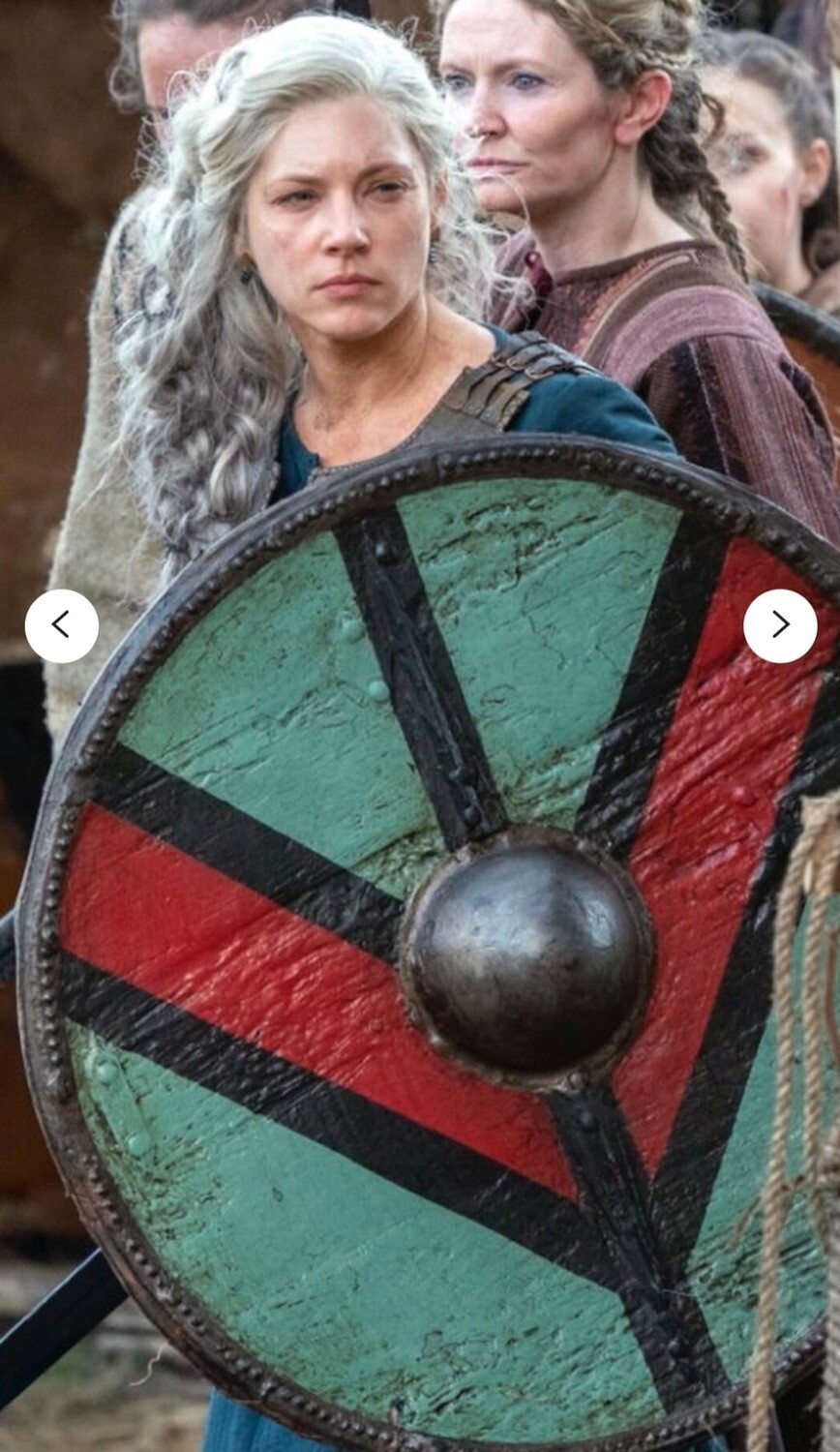 Viking Round Shield, Fully Functional Battle Shield Replica with ...