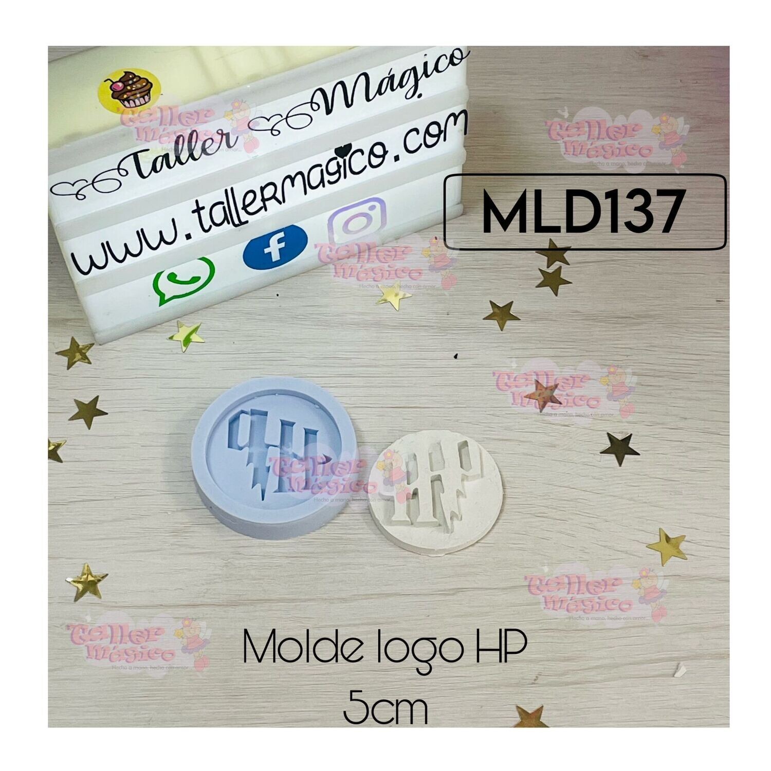 MOLDE LOGO HP 5CM