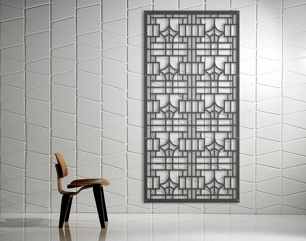 "Victorian" Design Laser Cut Decorative Metal Screen