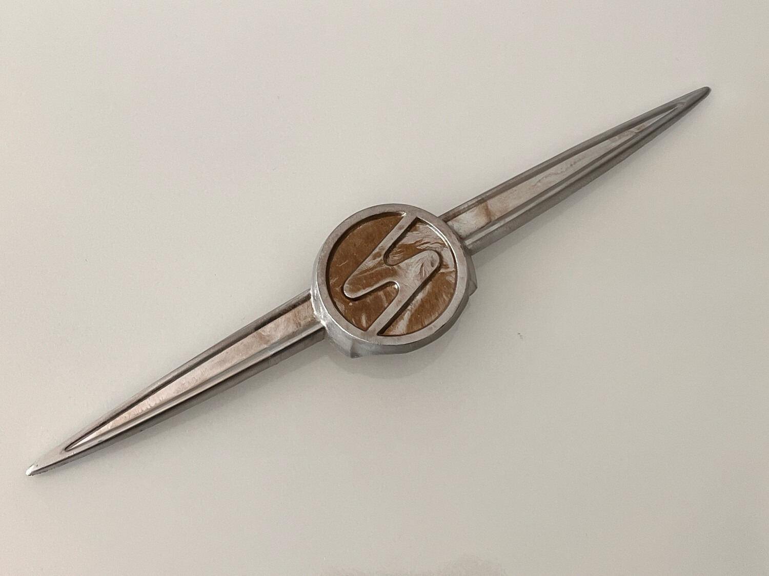 Trabant P50, P60/600 Natural Aluminium Grill Emblem