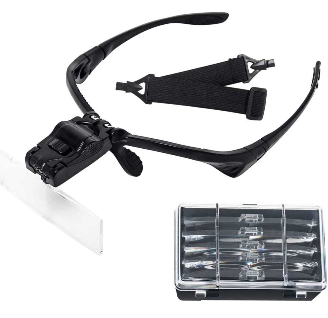 MAGNIFIER GLASSES LED LIGHT