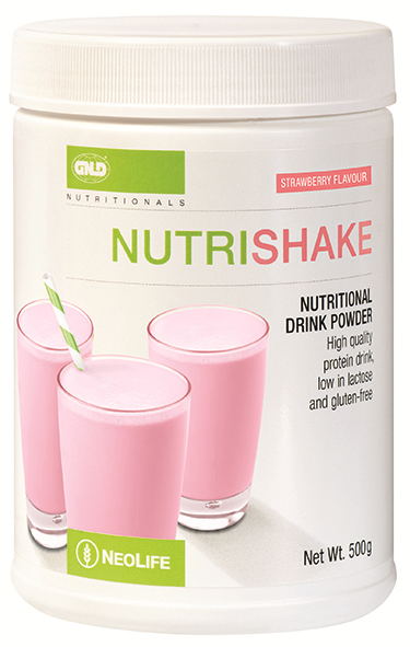 GNLD Nutrishake Strawberry (500g) [Provides protein plus essential vitamins and nutrients]