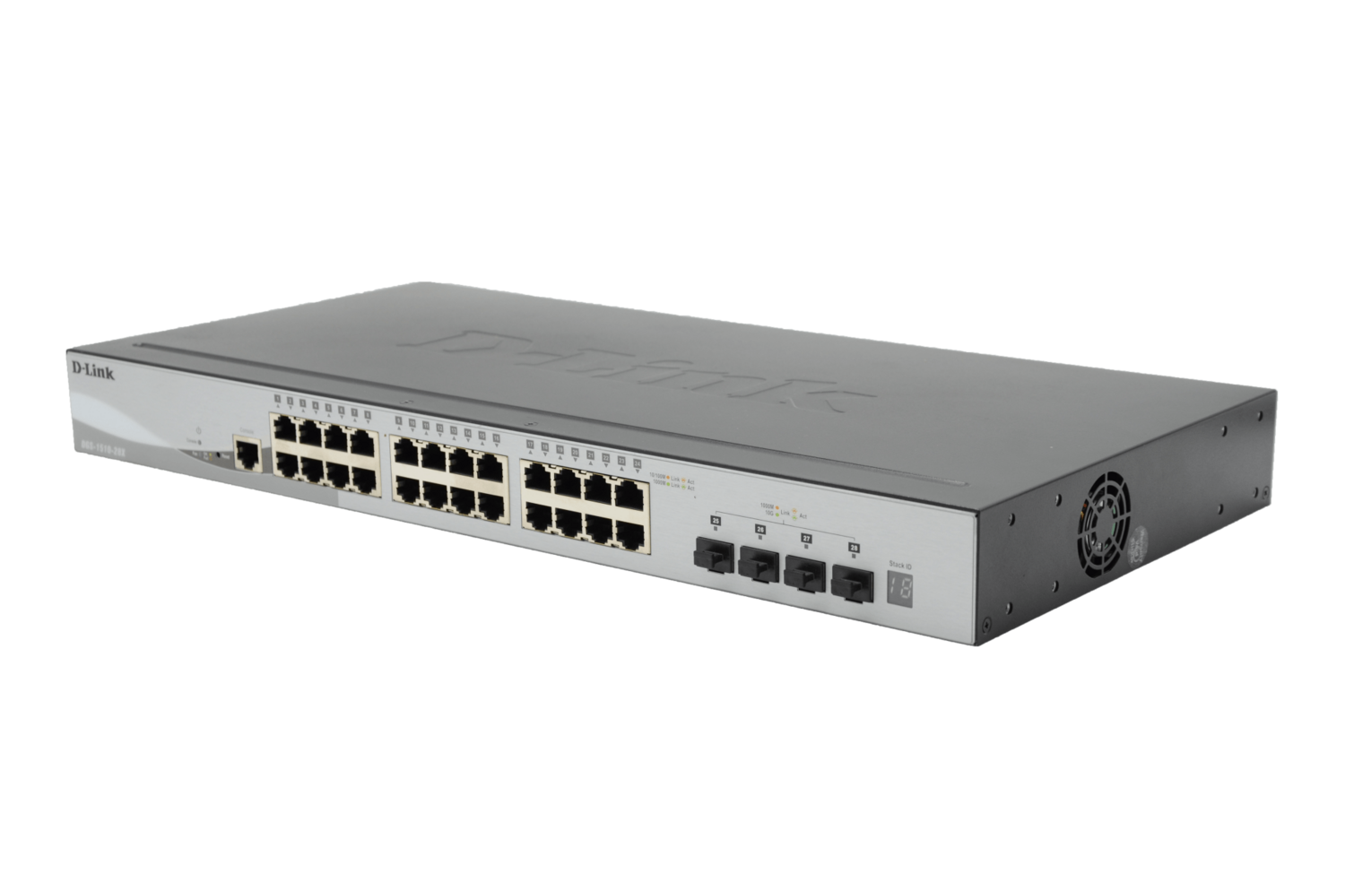 SWITCH 28 PORTS 24 PORTS 10/100/1000BASE - T SMART PRO + 2 PORTS SFP ...