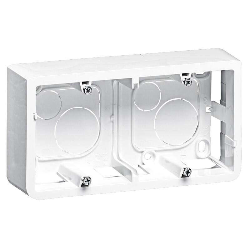 CADRE MOSAIC 4 MODULES DE PRISE APPARENTE PROFONDEUR 4MM - LEGRAND