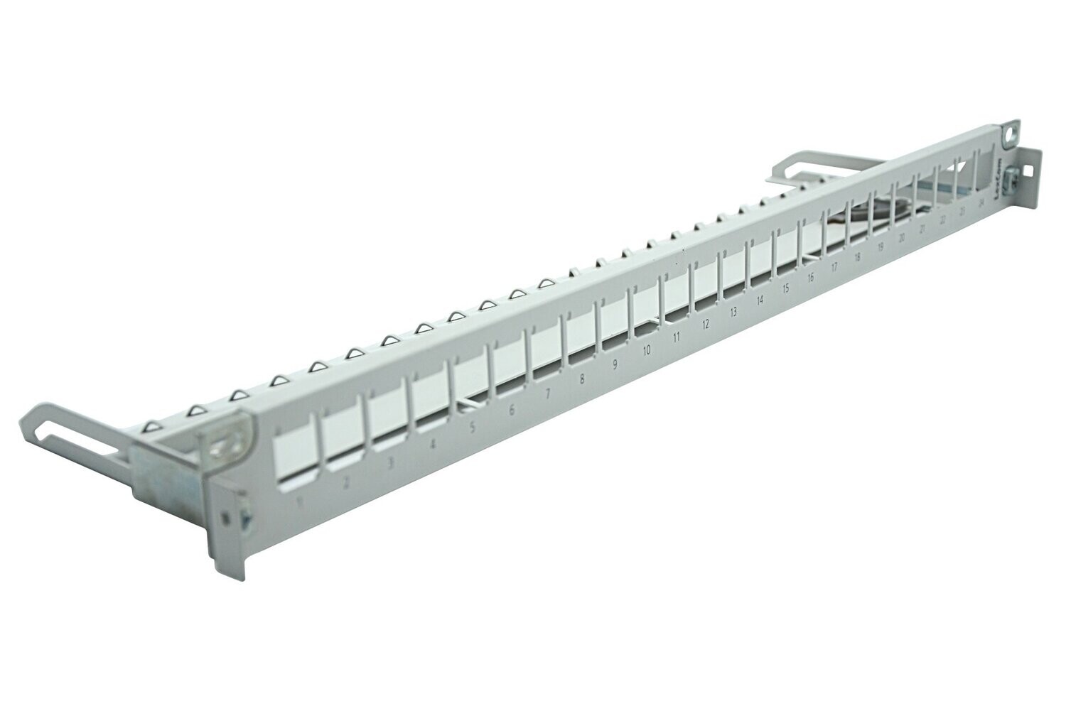 LEXCOM PATCH PANEL 19" 24 PORT LIGHT GREY - LEXCOM