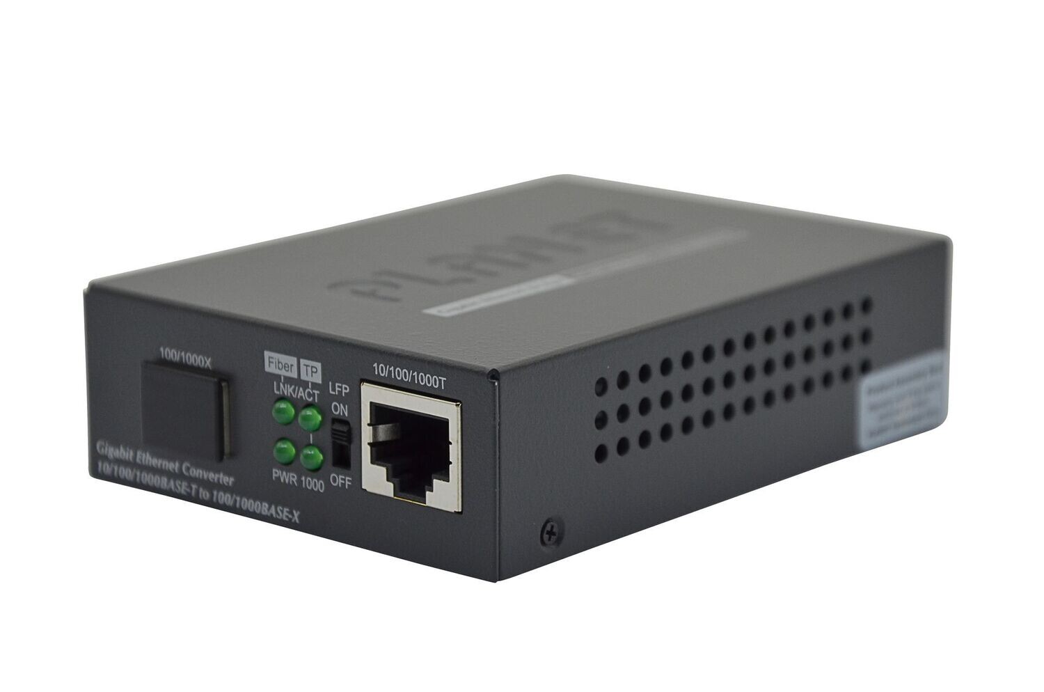 TRANSCEIVER PORT RJ45 GIGA POE VERS PORT SFP - MAX 120KM - PLANET