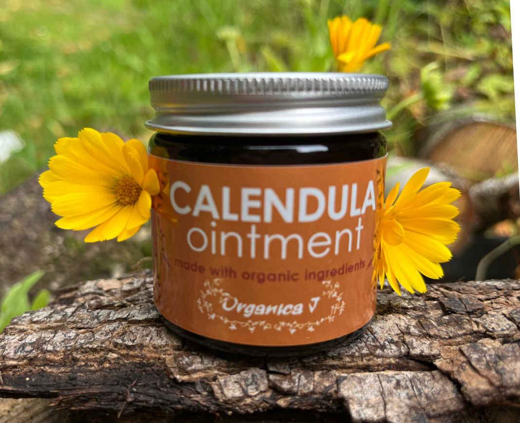 Calendula Ointment- organic ingredients - Premium comfrey products and ...
