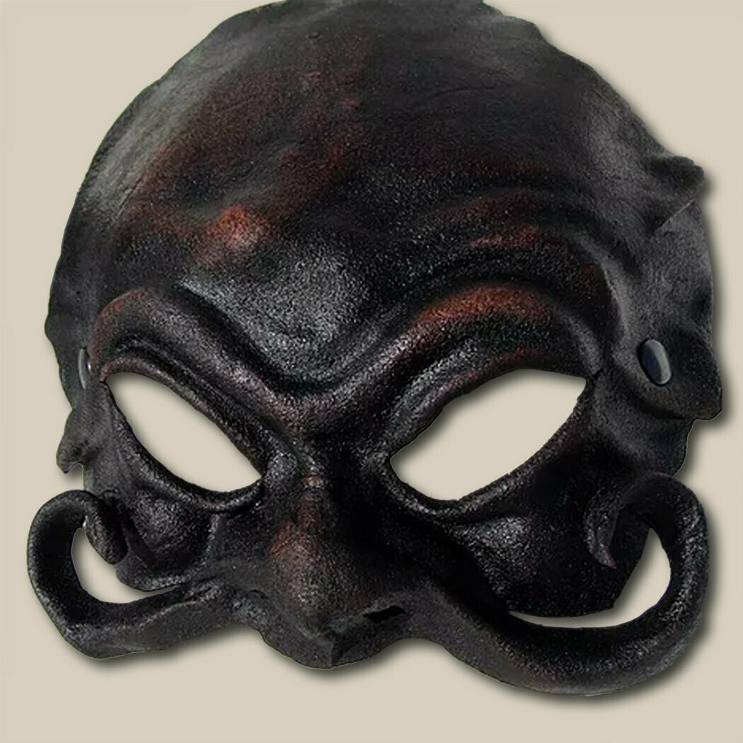 Brighella nero - Commedia dell'Arte Ledermaske