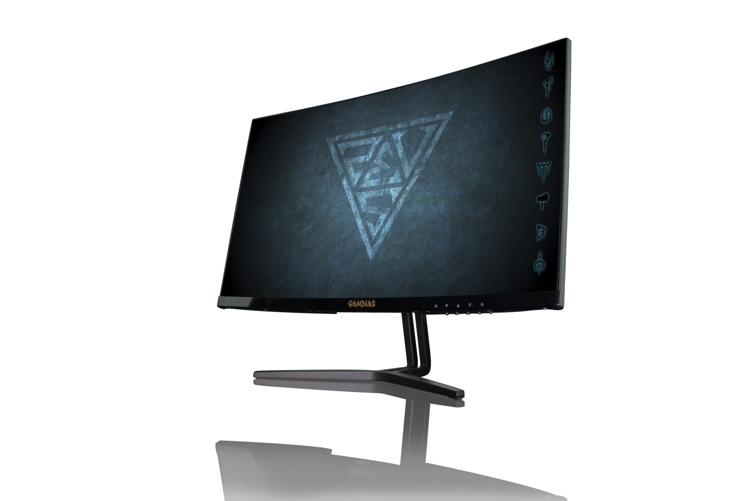 GAMDIAS ATLAS HD236C 24" CURVED 144HZ FREESYNC/GSYNC COMPATIBLE HDMI DP