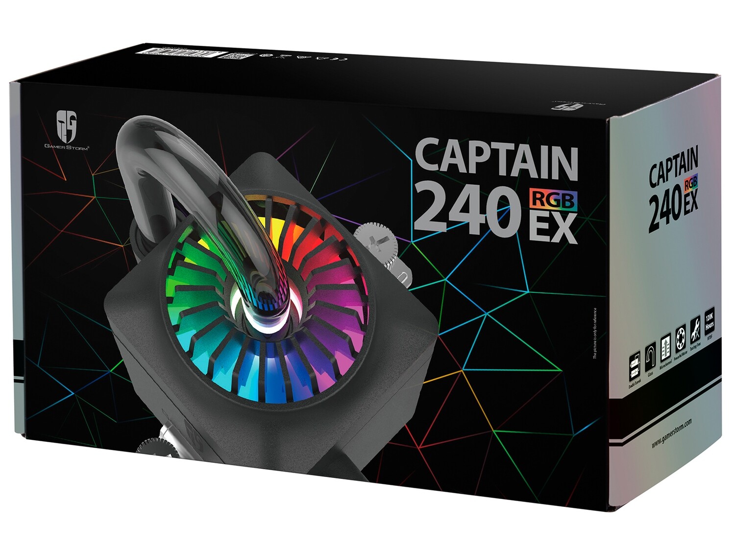 DEEPCOOL CAPTAIN 240 EX RGB LIQUID CPU COOLER