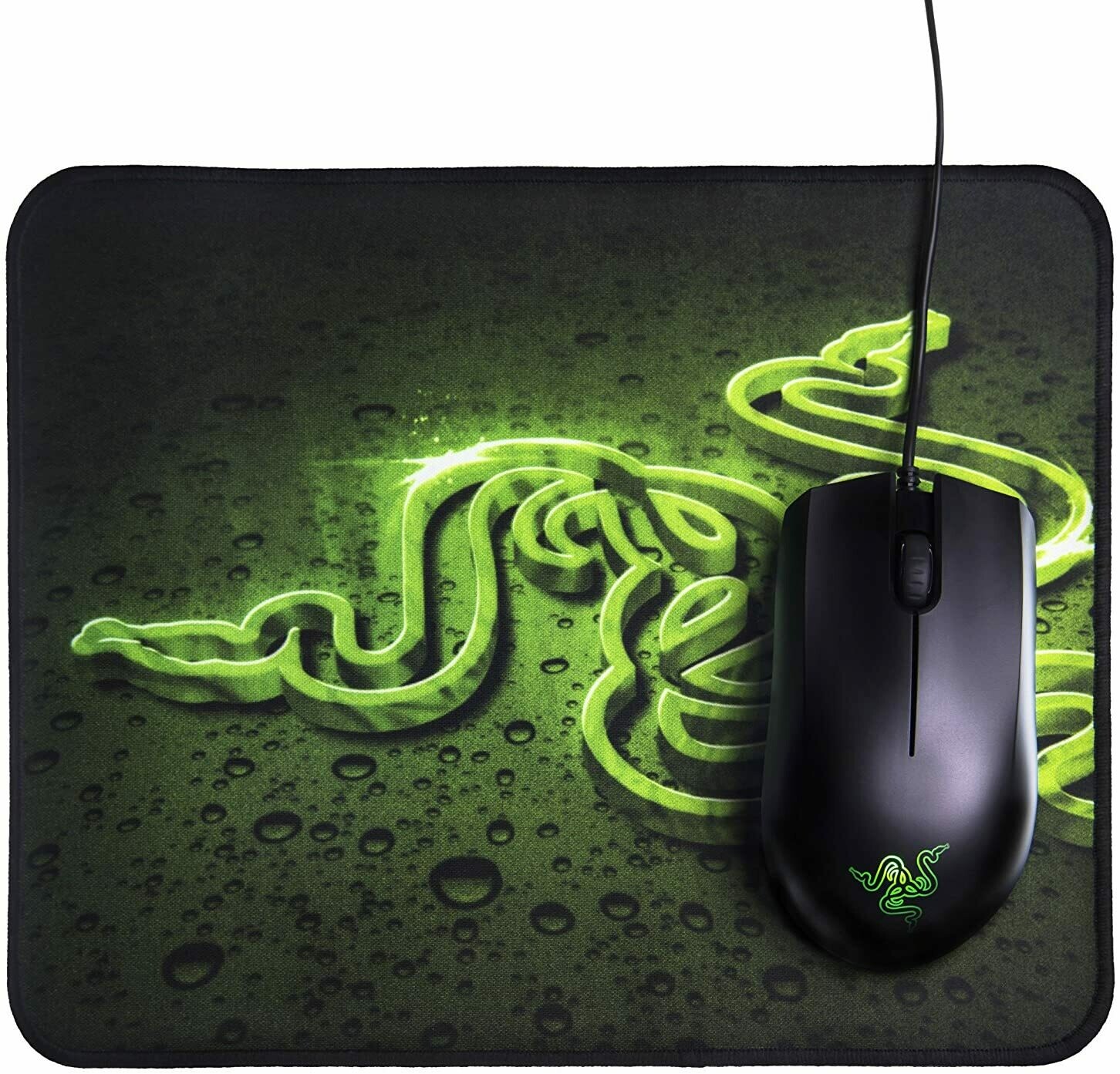 Razer Abyssus 1800 Gaming Mouse and Goliathus (Speed) Mat Bundle