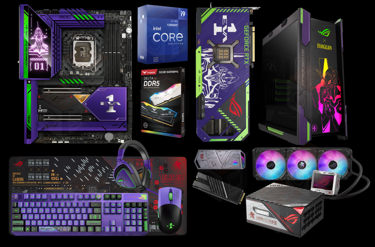 ROG X Evangelion Limited Edition PC Set - Intel Core i9-12900K | 32GB ...