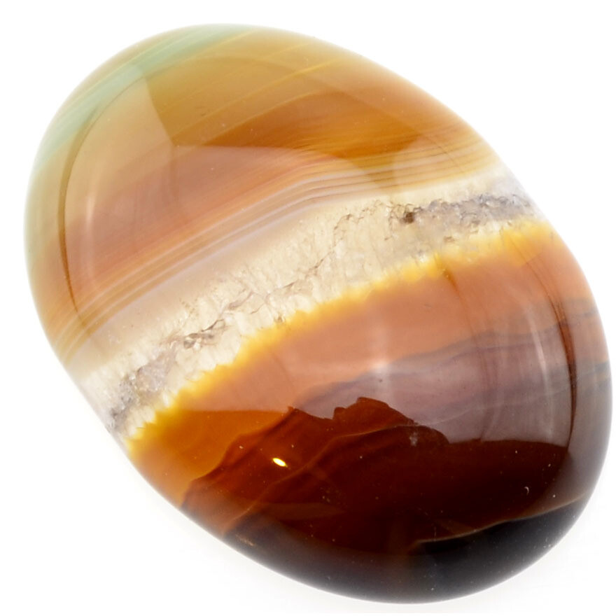 Coffee Agate Cabochon 13x18mm / 1 Stück