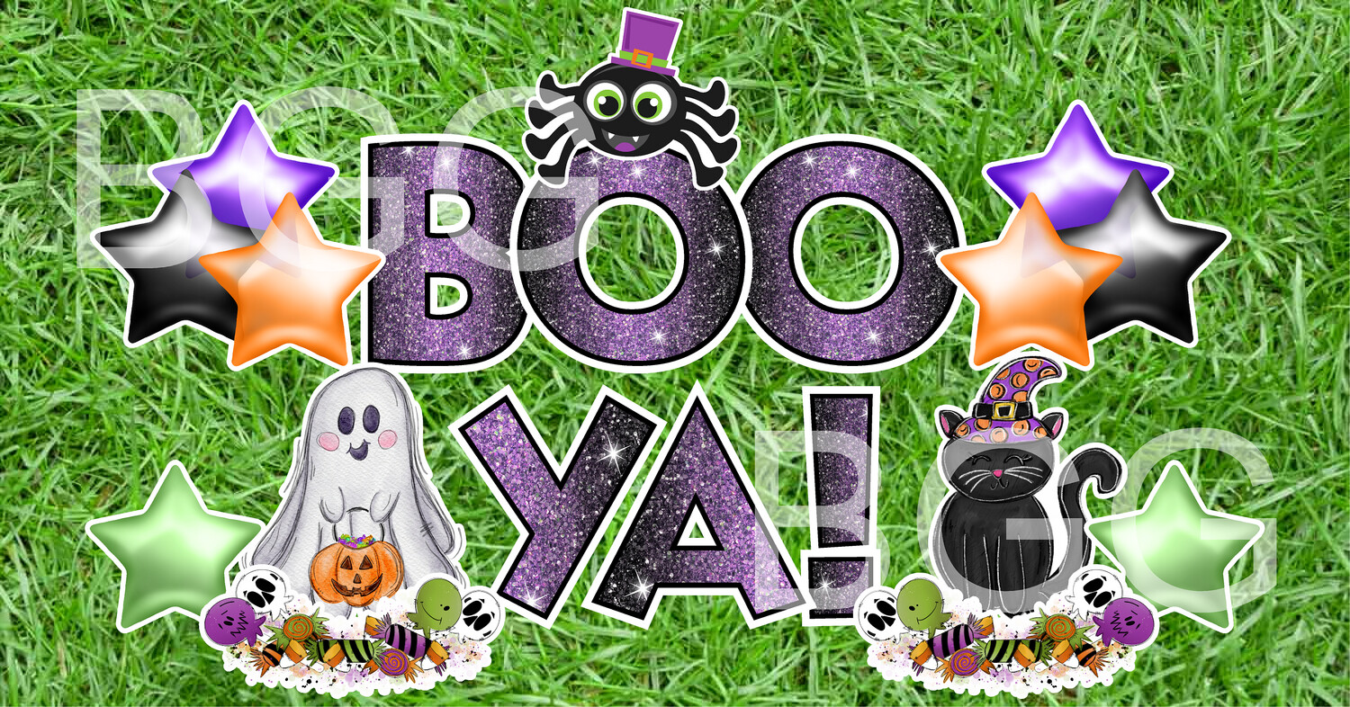 BOO YA! (Letters and ! only) - Store - Bluegrass Greetings & Co.