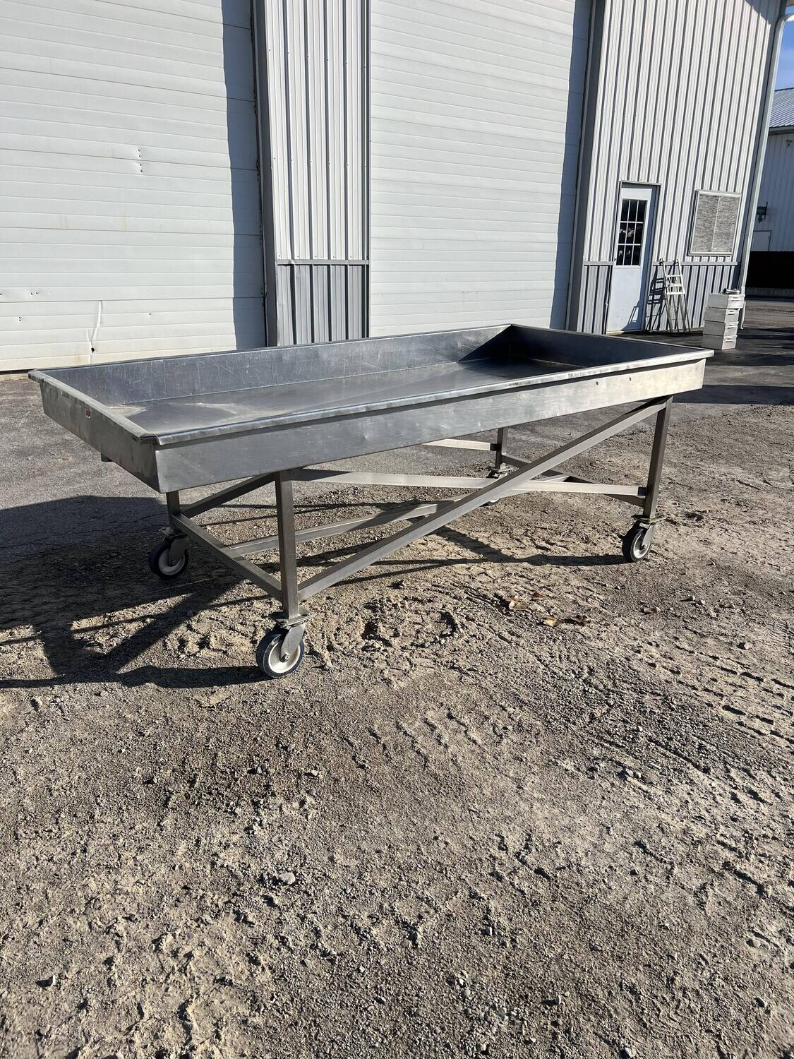 7' Drain Table - #3629 - Store - Ullmer's Dairy Equipment & Fabrication