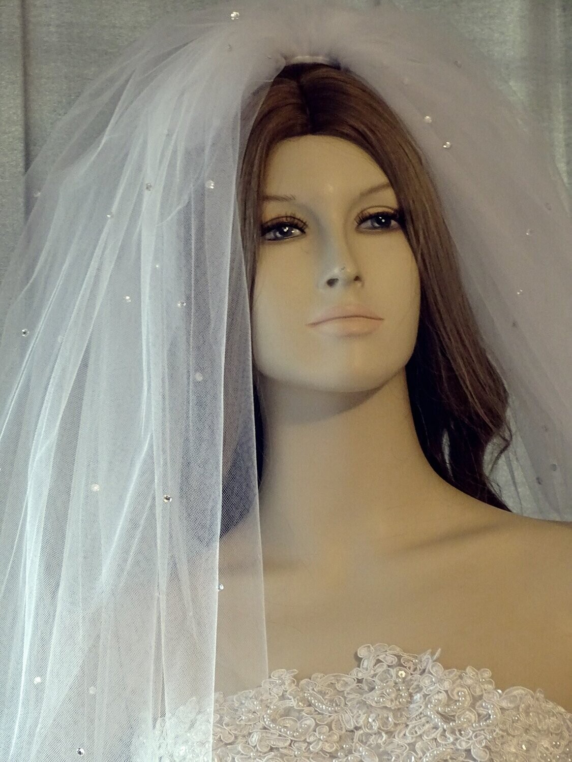 KASI | 3-Tier Wedding Veil with Crystals