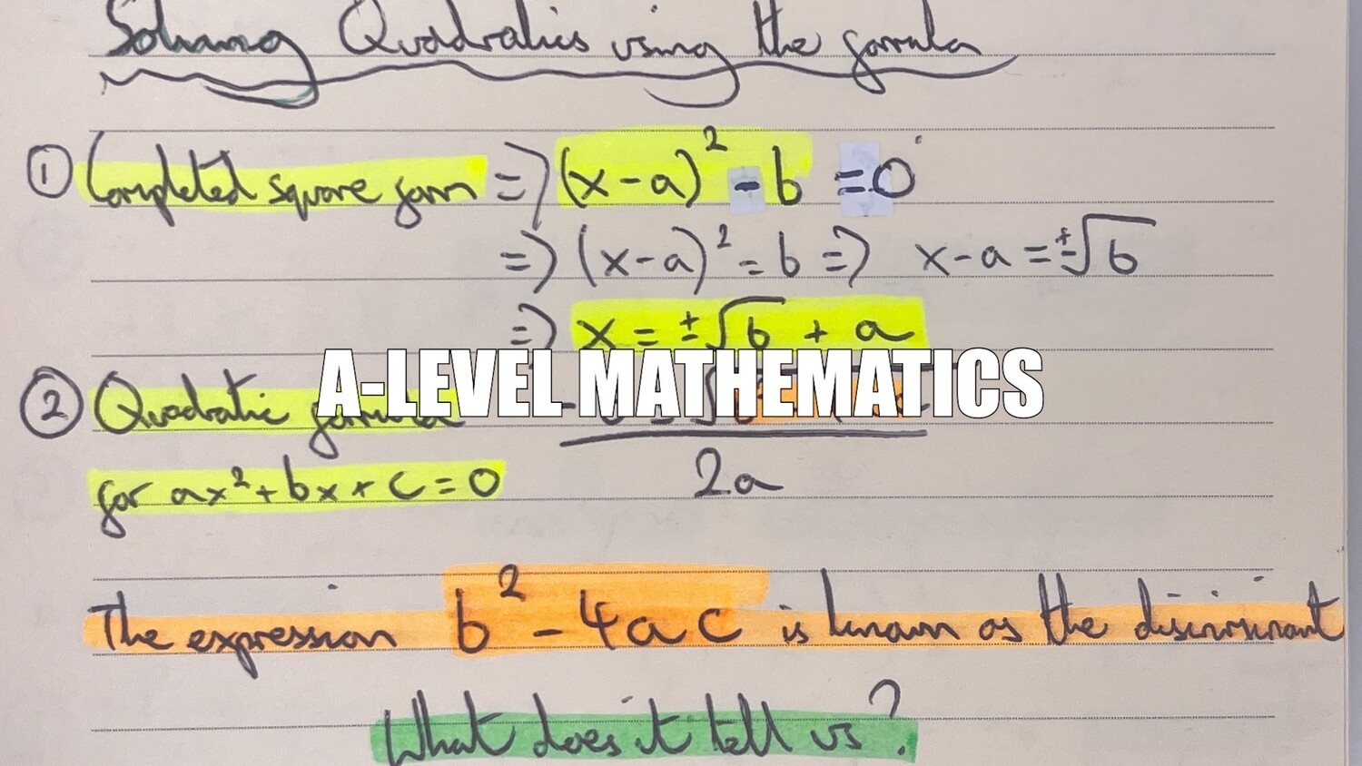 All Maths A-Level Cue Cards *Digital*