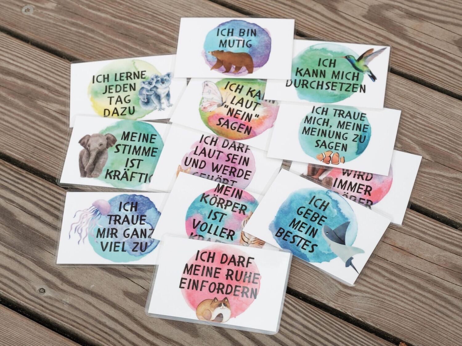 Affirmationskarten für Kinder: „Selbstbewusstsein“, Ergänzungsset