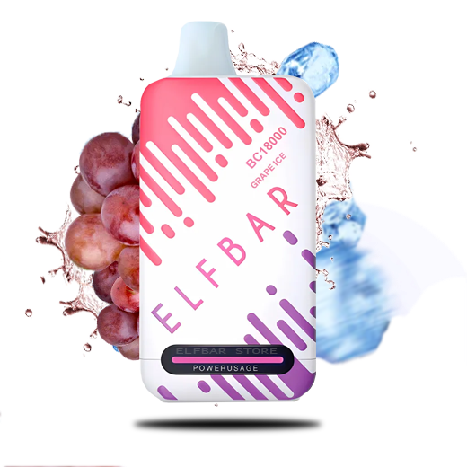 ELF BAR BC 18000 Grape Ice Disposable Pod Device