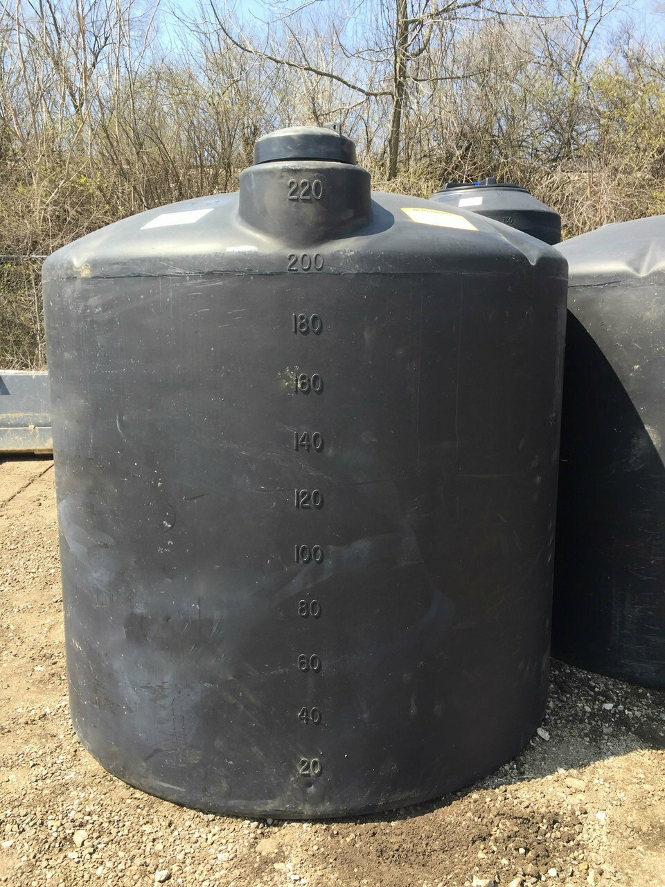 220-Gallon Norwesco Above-Ground Water Tank (BLACK)