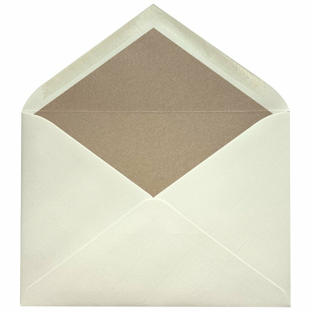 Sobres forrados C5 | Verjurado Marfil