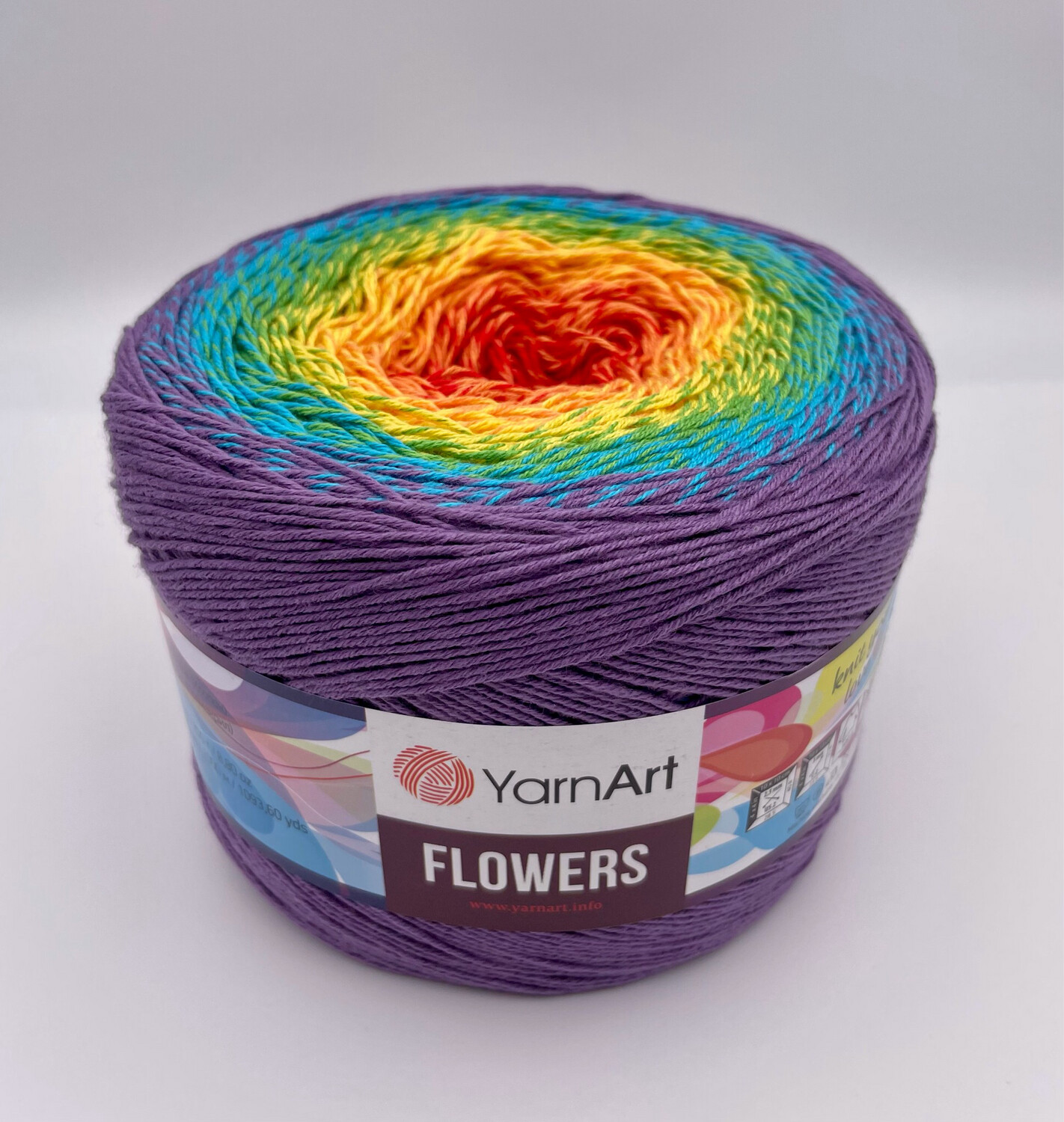YarnArt Flowers Yarn Cake - 277 | Our Little Craft Co | Crochet ...