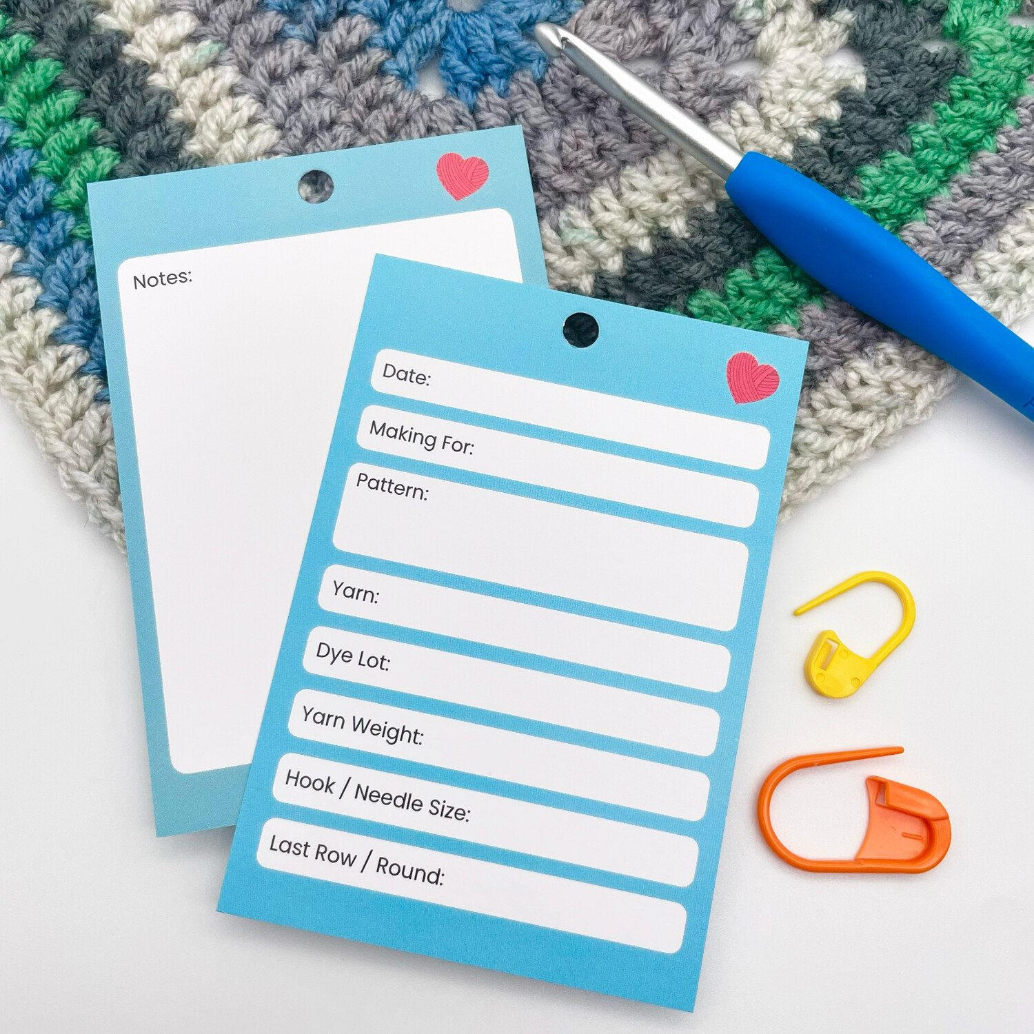 Crochet & Knitting Work in Progress WIP Cards | Our Little Craft Co ...