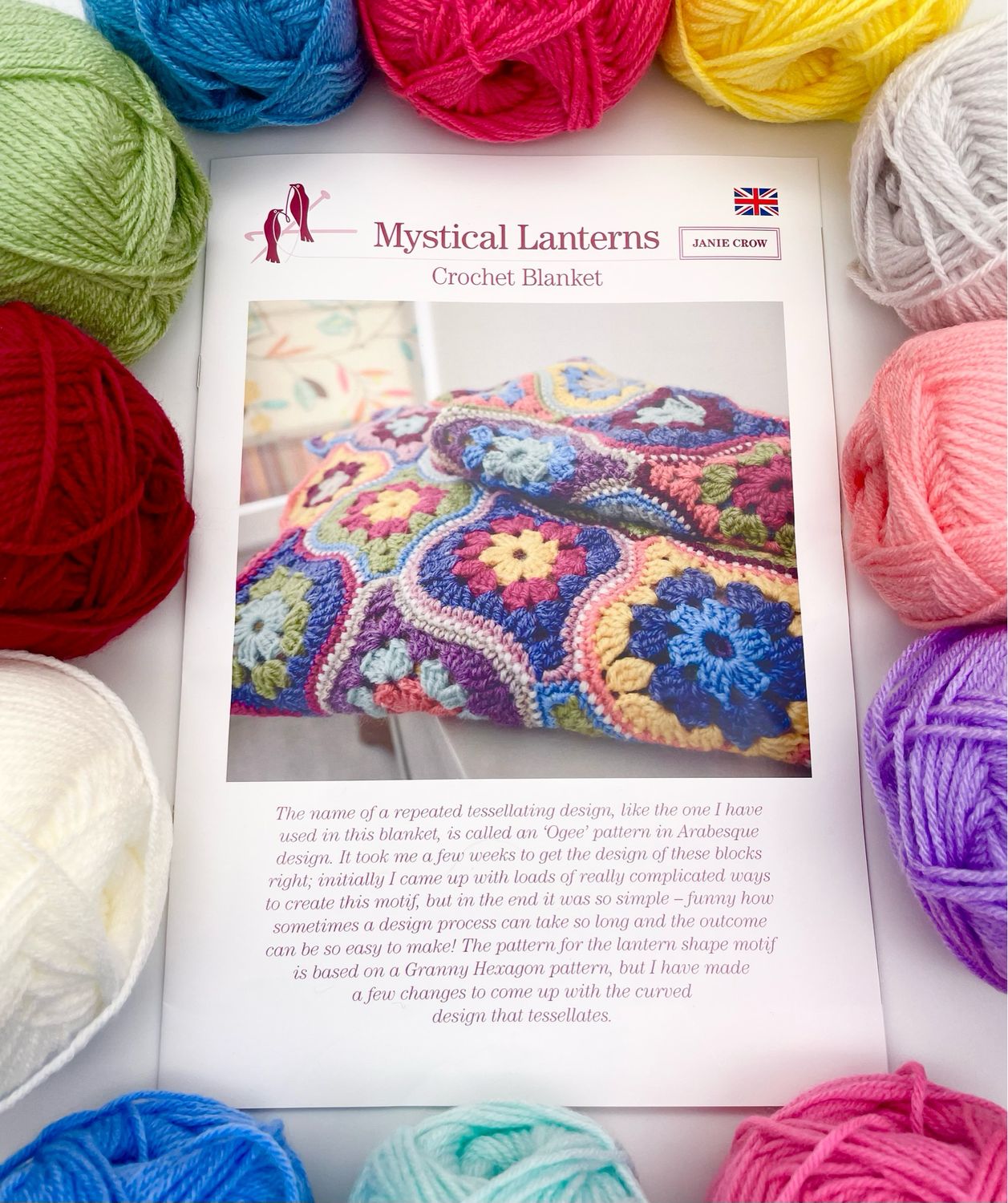 Mystical Lanterns Crochet Blanket Pack | Our Little Craft Co | Crochet ...