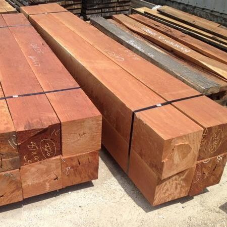 Rough Sawn Hardwood Ironbark Posts F17 - Unseasoned