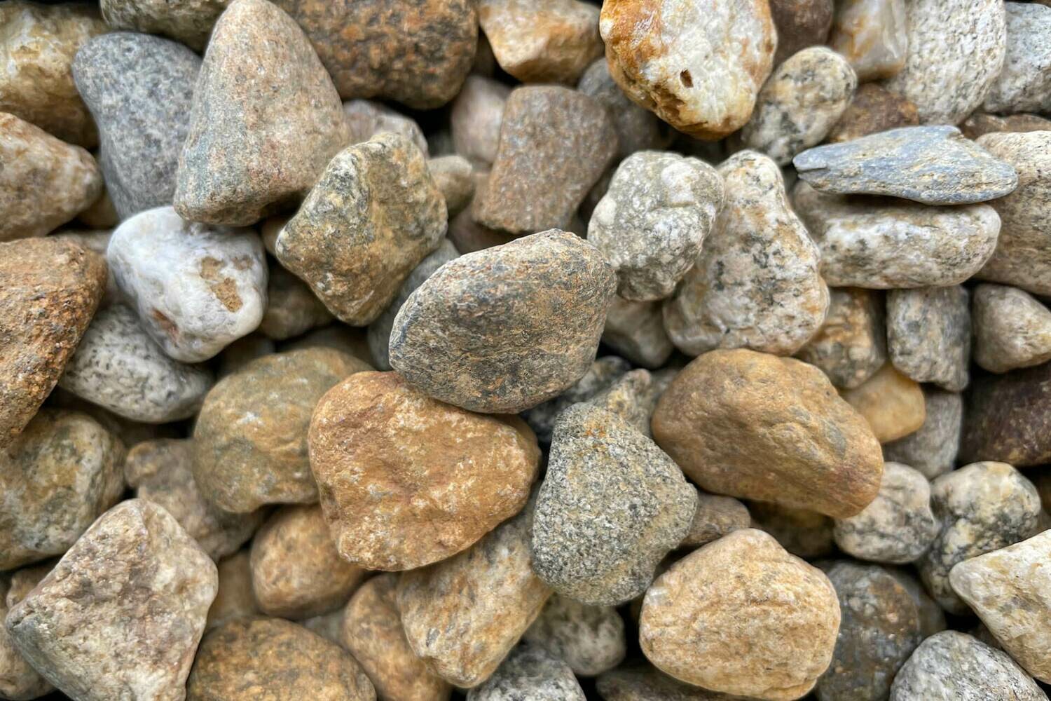 1 1/2" Riverbed Stone Tan | AA Will Materials Corp