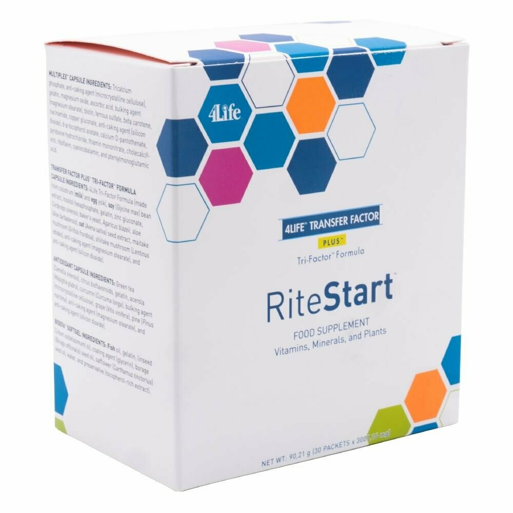 4Life Transfer Factor - RiteStart M / F - 30 day cure