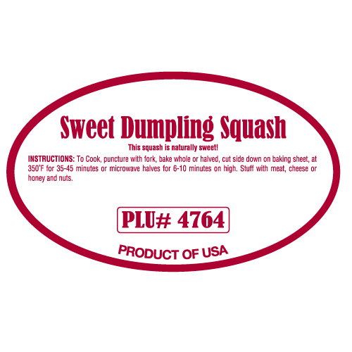 Sweet Dumpling - Produce Labels Order Labels Online | Store - Produce ...