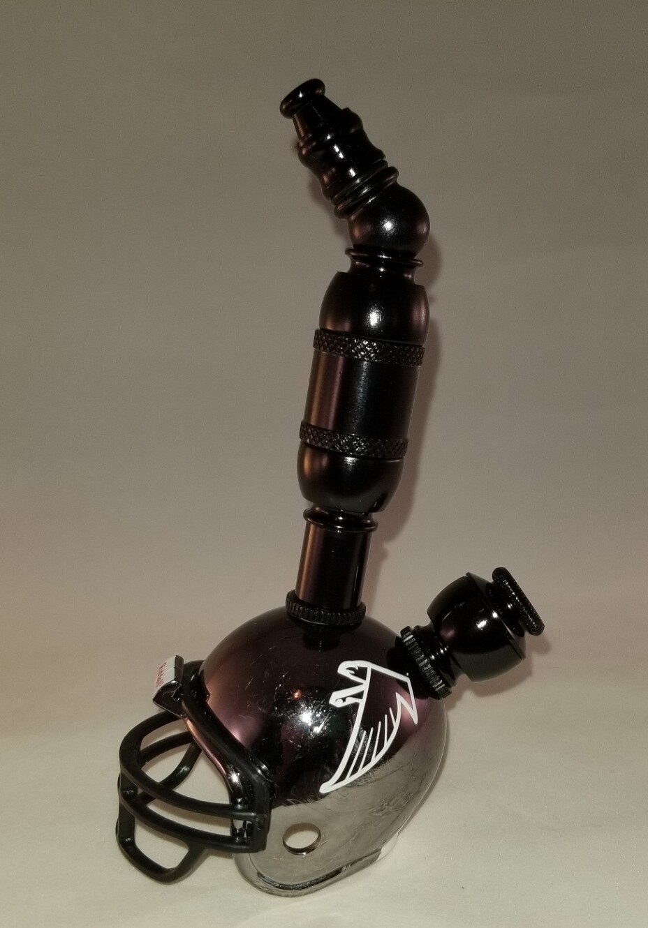 ATLANTA FALCONS NFL "BADASS" CHROME SPECIAL EDITION FOOTBALL HELMET ...