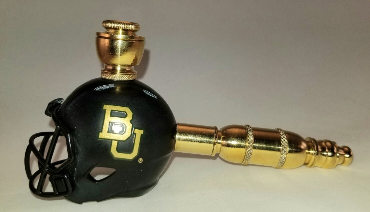 Baylor Bears Helmet Pipe Straight Design