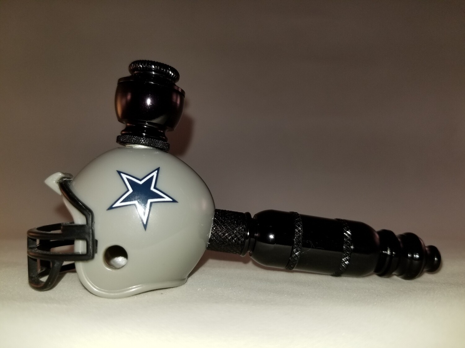DALLAS COWBOYS "BAD ASS" NFL FOOTBALL HELMET SMOKING PIPE Small Straight