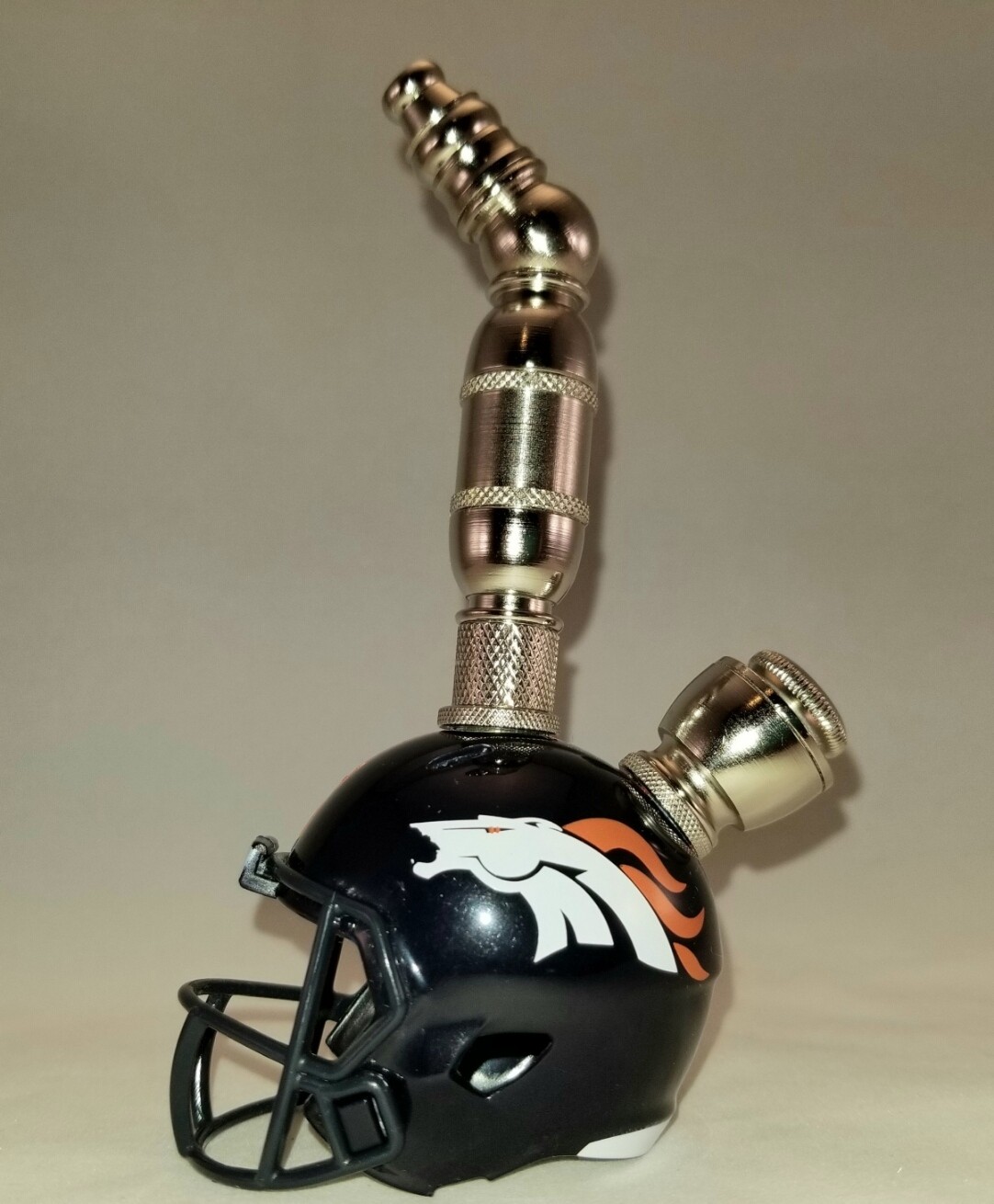 Denver Broncos Helmet Pipe Upright Design