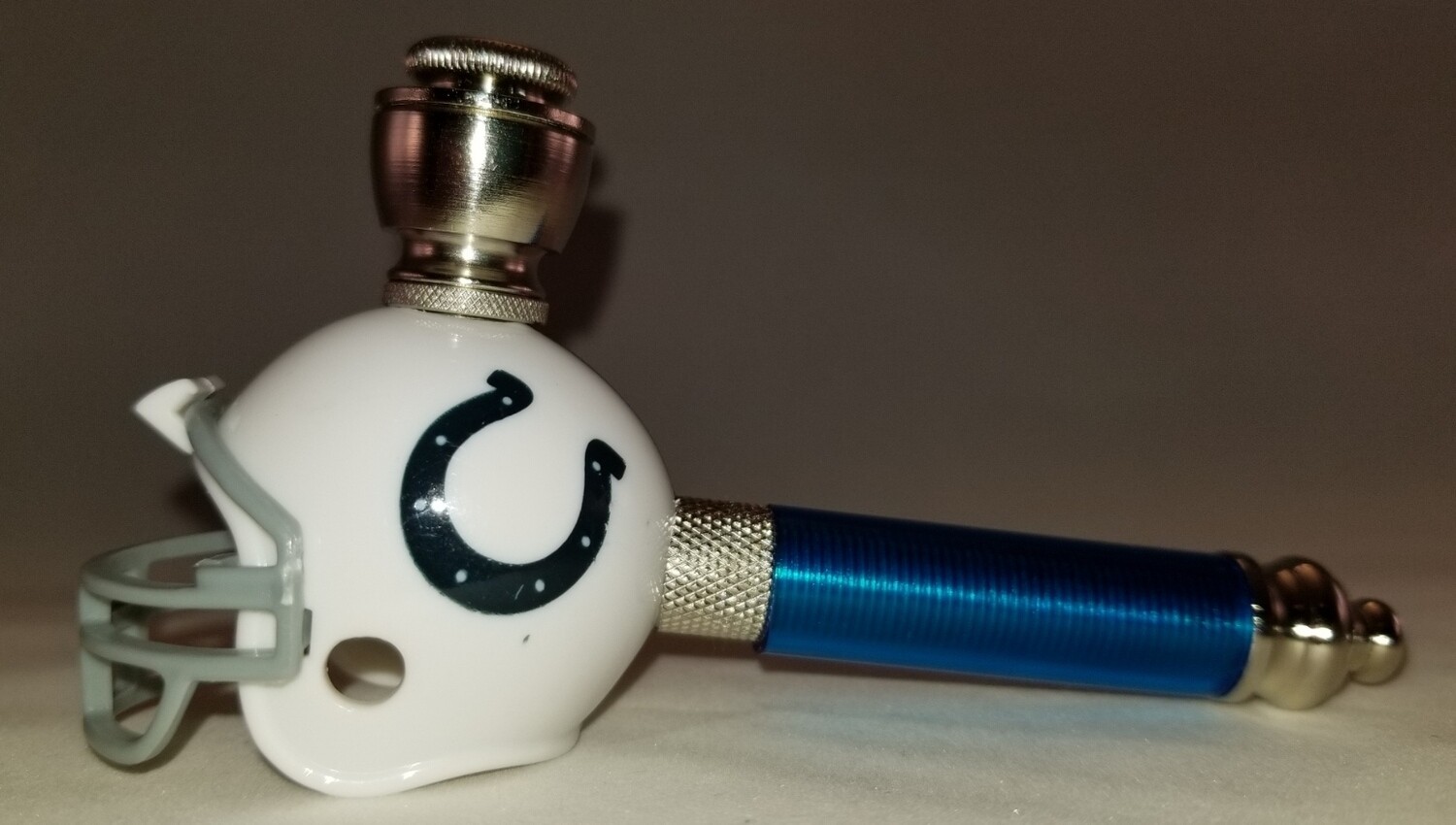 Indianapolis Colts Helmet Pipe Stand Alone Design