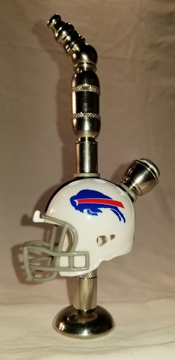 BUFFALO BILLS NFL FOOTBALL HELMET SMOKING PIPE Stand Alone/Nickel