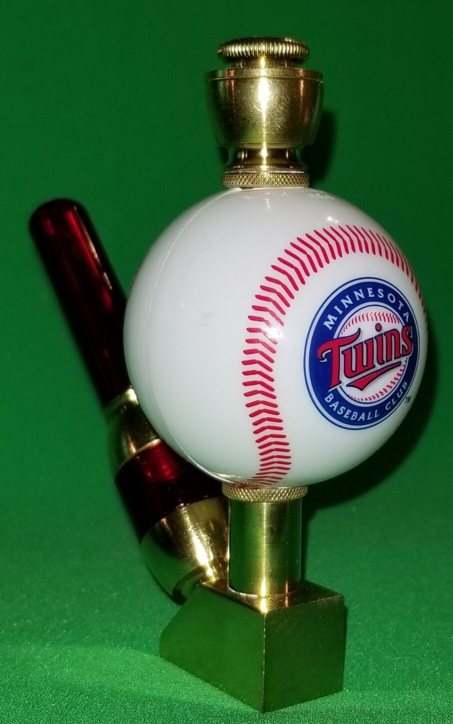 MINNESOTA TWINS BASEBALL PIPE Wedge/Brass