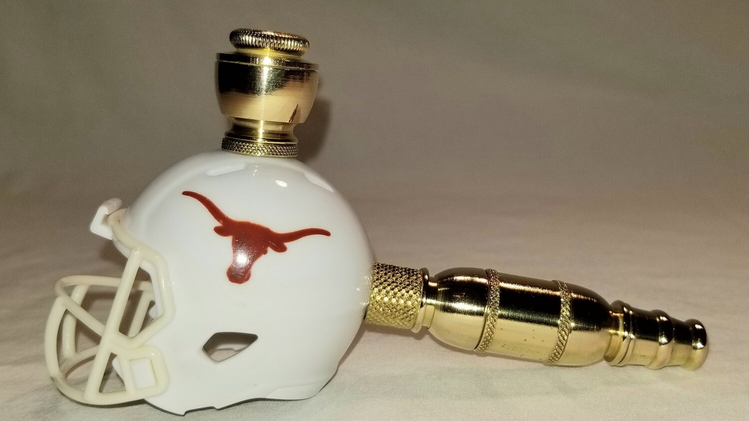 Texas Longhorns Helmet Pipe Straight Design