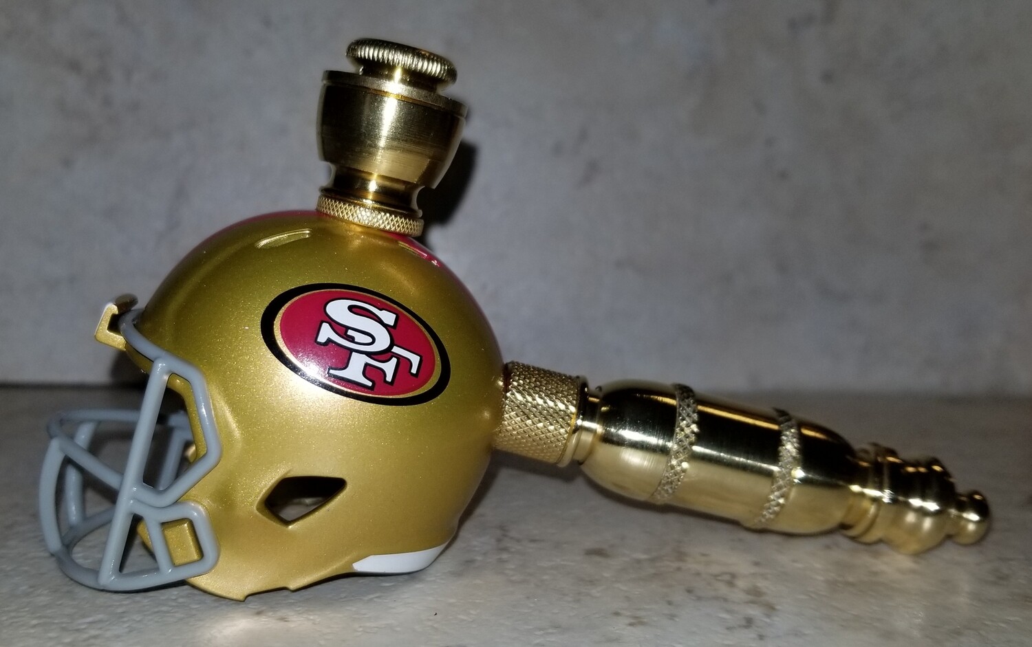 San Francisco 49er's NFL Pocket Mini Helmet Pipe