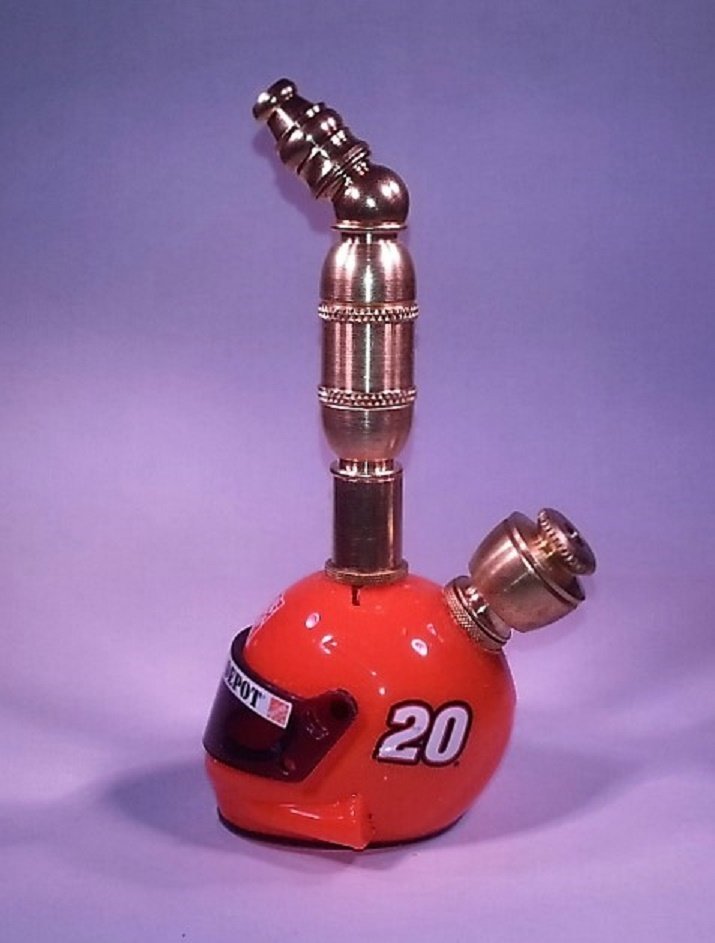 Tony Stewart Helmet Pipe Upright Design