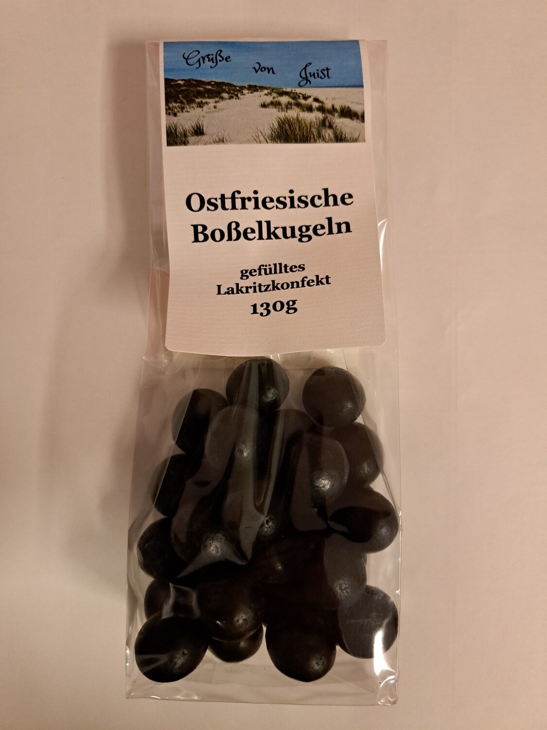 130g Boßelkugeln, gefüllte Weichlakritz