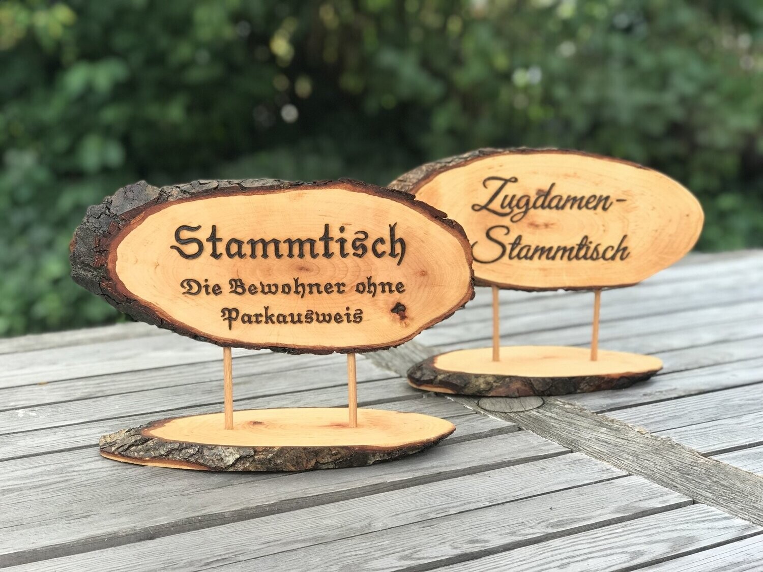 Individuelles Stammtischschild 20 cm