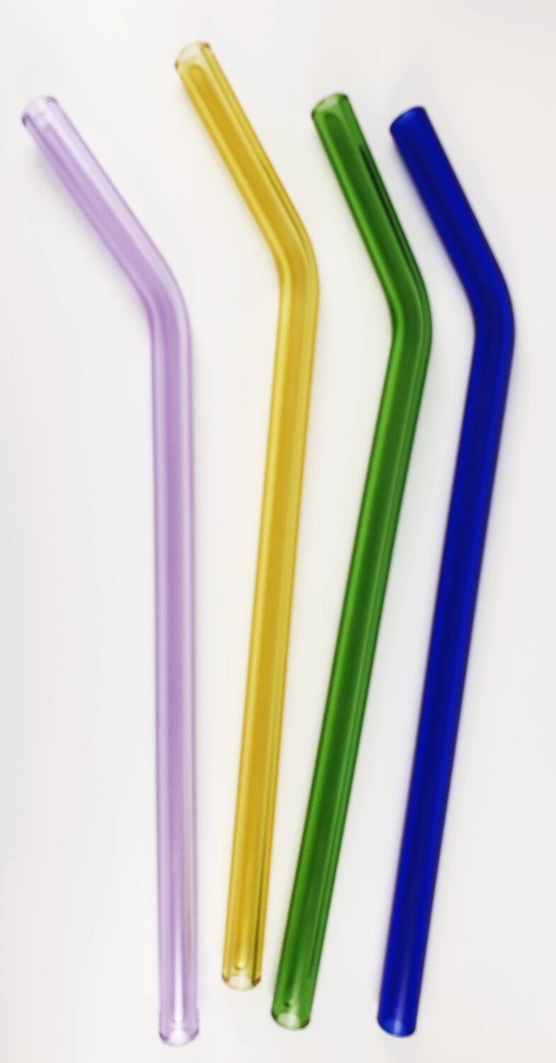 Reusable Small Bent Glass Straw* (Pack of 2) – Store – Gift of Glass