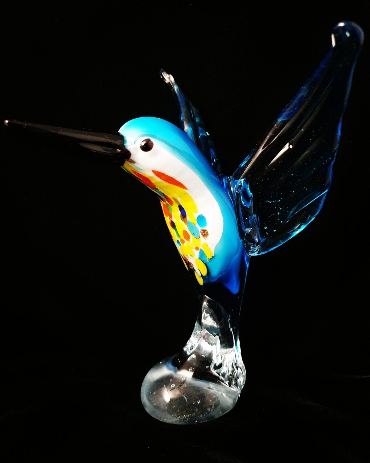 Large Light Blue Hummingbird* – Store – Gift of Glass