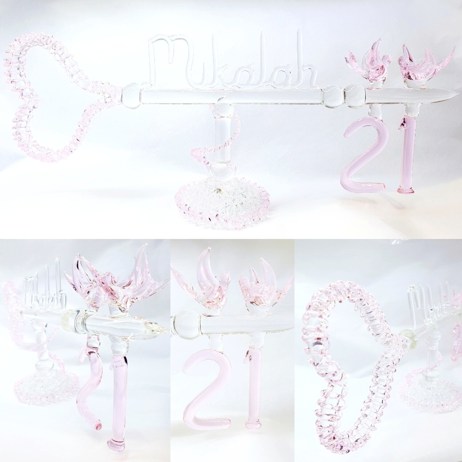 Personalised Glass 18th / 21st Birthday Key with Name – Store – Gift of ...