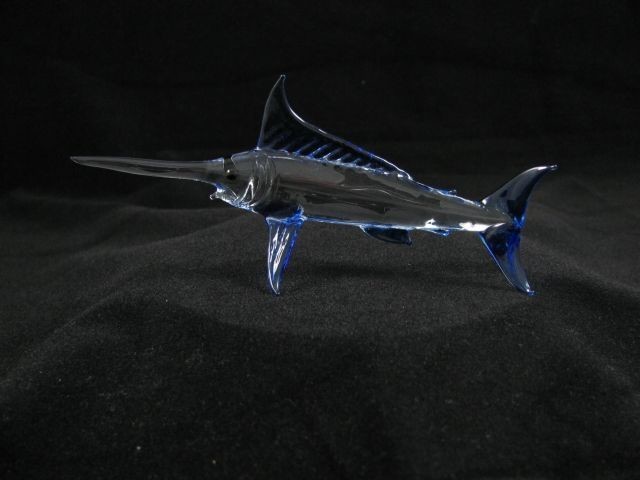 Hand Blown Glass Marlin Figurine – Store – Gift of Glass