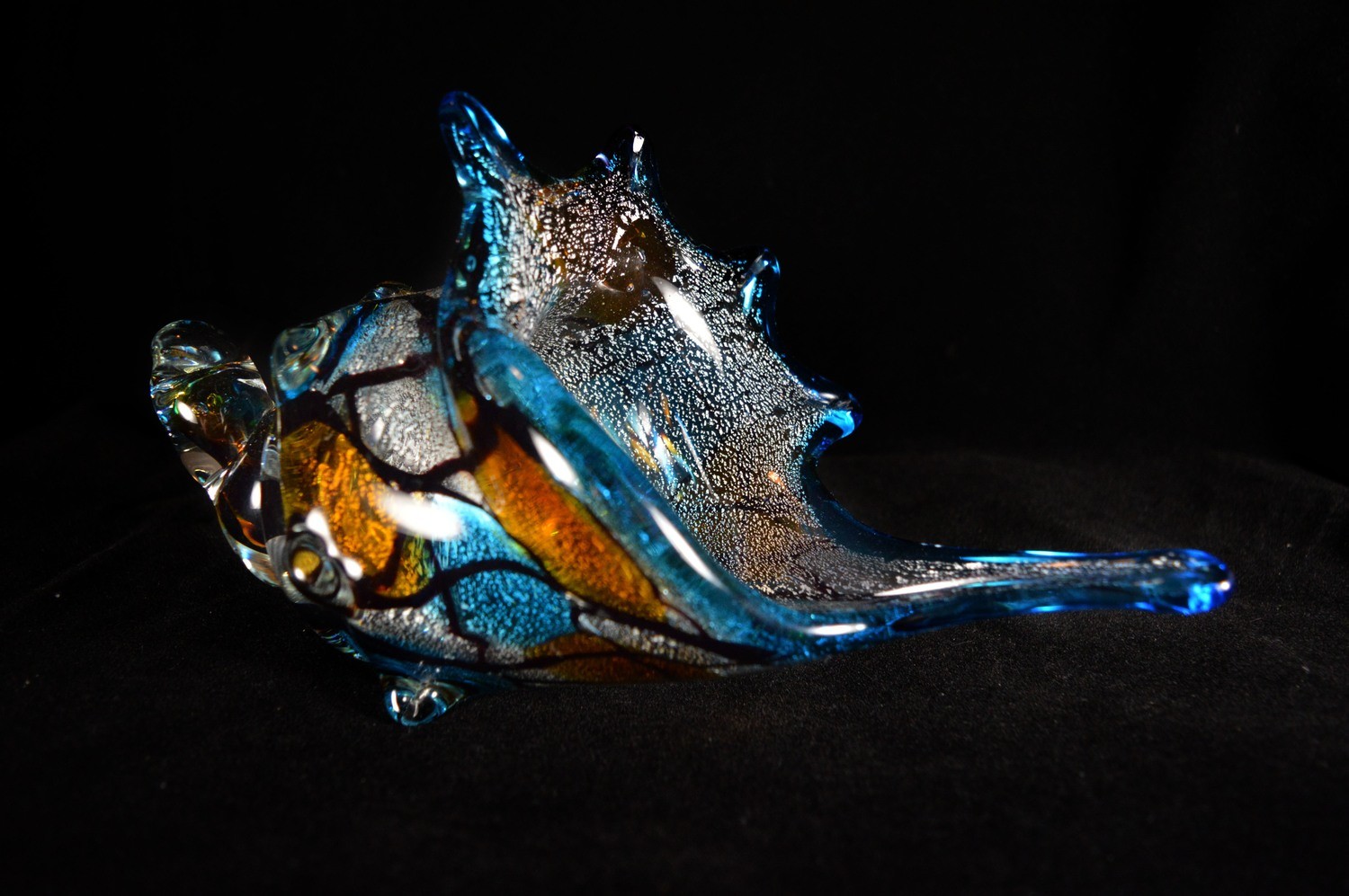 Hand Blown Glass Shell ‘Ocean Breeze’ * – Gift of Glass – We specialise ...