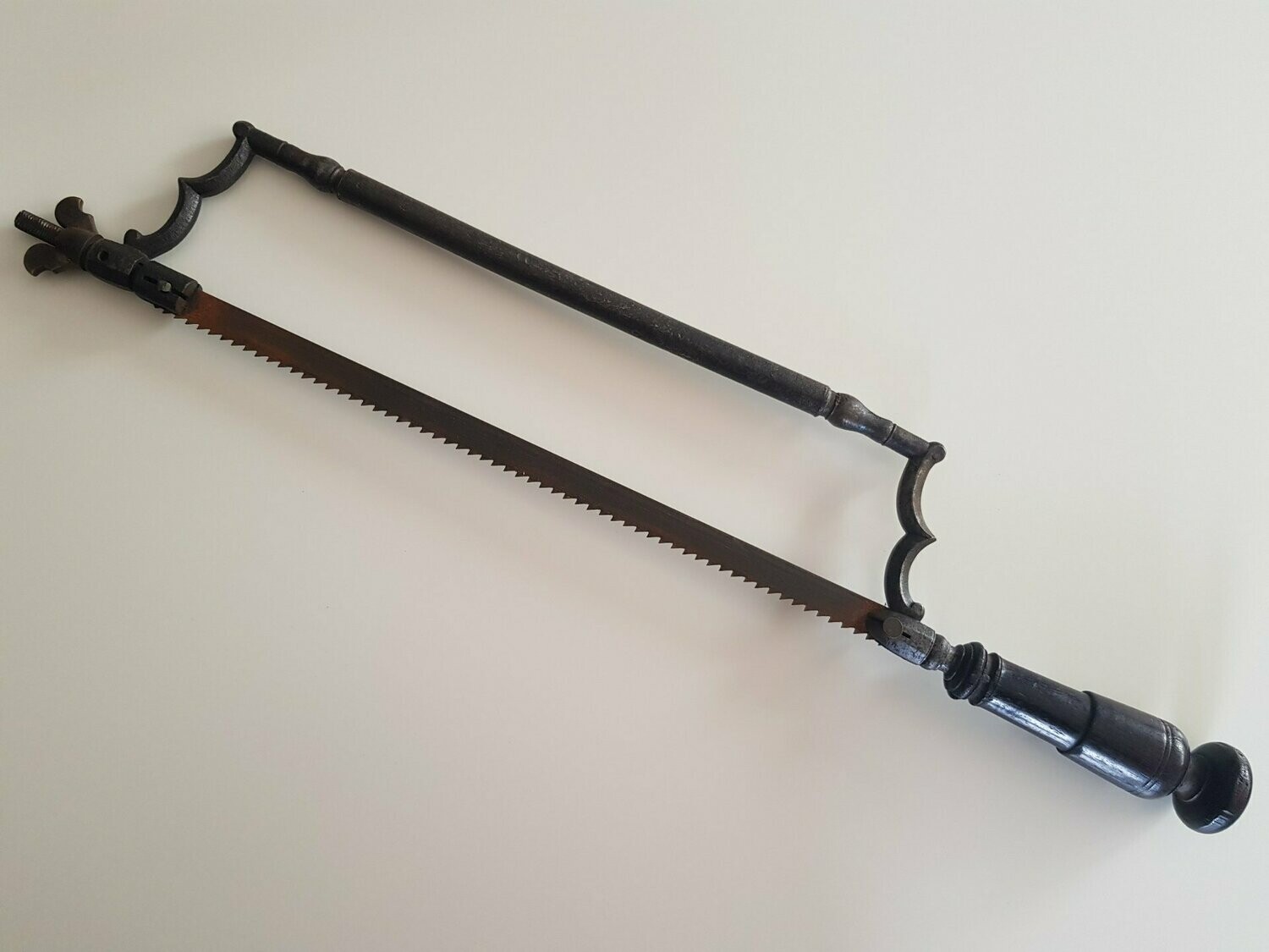 Stunning 18th Century Surgeon's Amputation Saw Rare and Forged Master Piece